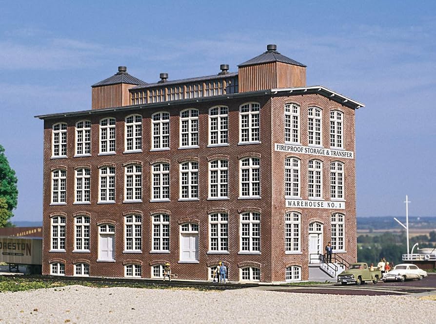 HO Scale Walthers Cornerstone Front Street Warehouse – Coast Line Models